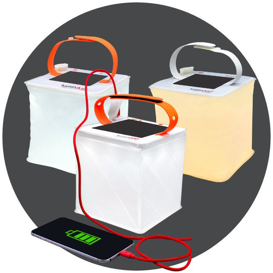 LuminAID Solar Lanterns and Solar 2-in-1 Phone Chargers